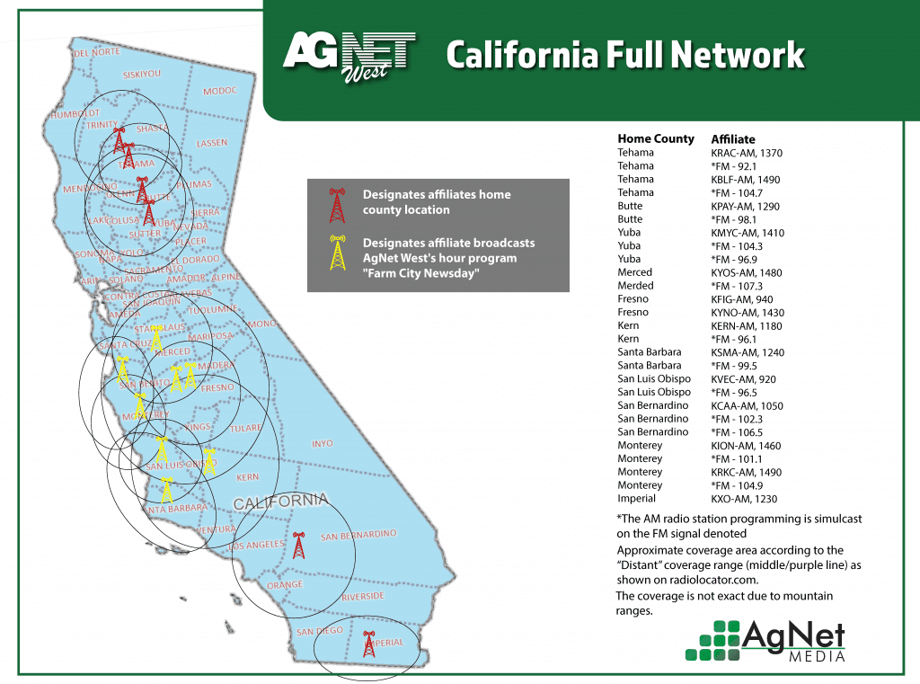 AgNet West Affiliate Radio Stations - AgNet West