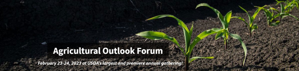 Usda Opens 2023 Agricultural Outlook Forum Registration Agnet West