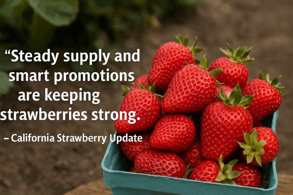 Strawberry Supply Holds Steady Amid Seasonal Fruit Competition - AgNet West