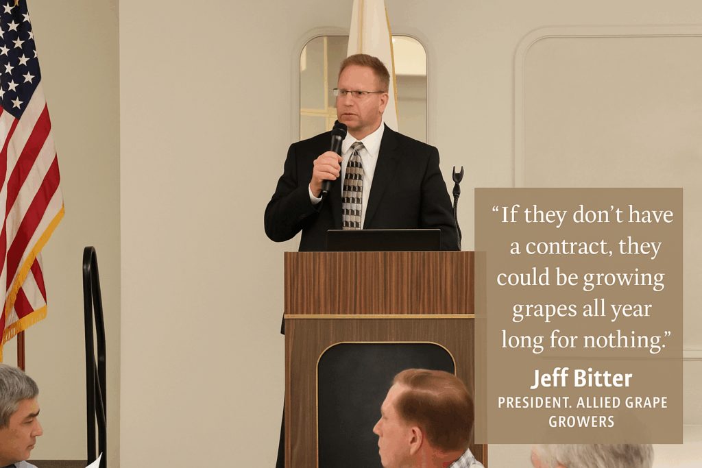 Jeff Bitter Warns: Wine Grape Growers Face Tough Road Ahead - AgNet West