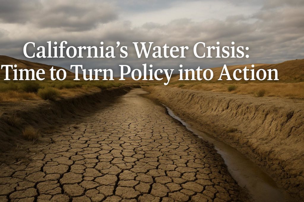 California’s Water Crisis: Time to Turn Policy into Action